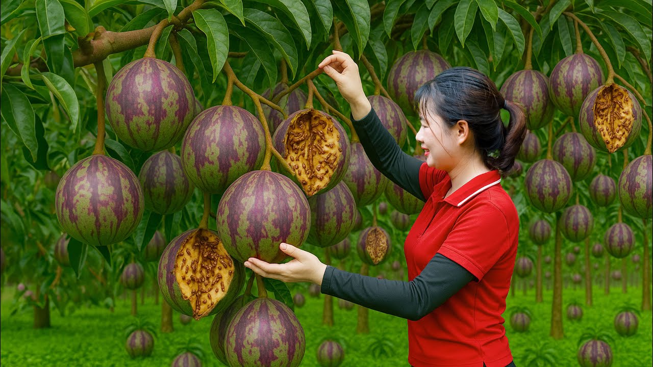 Harvesting Millions of Cursed Star Apple Goes To Market Sell - The ...