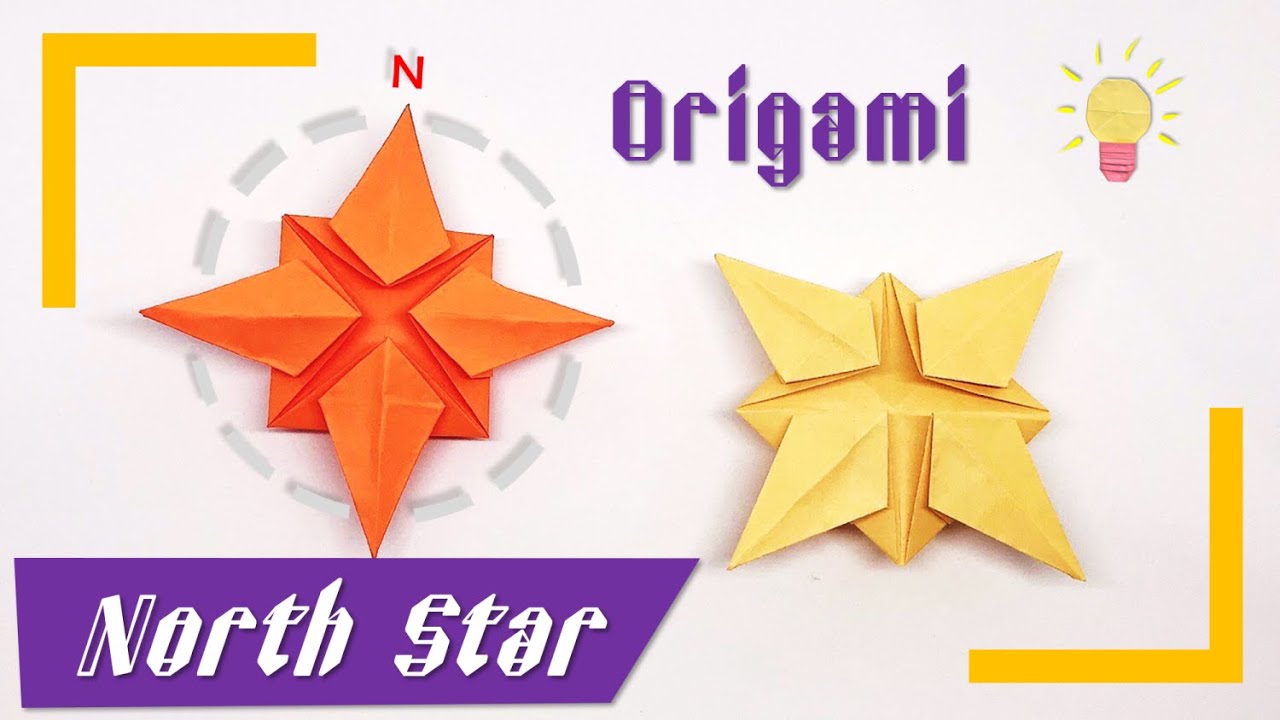 Origami North Star | How to make a paper Star - YouTube