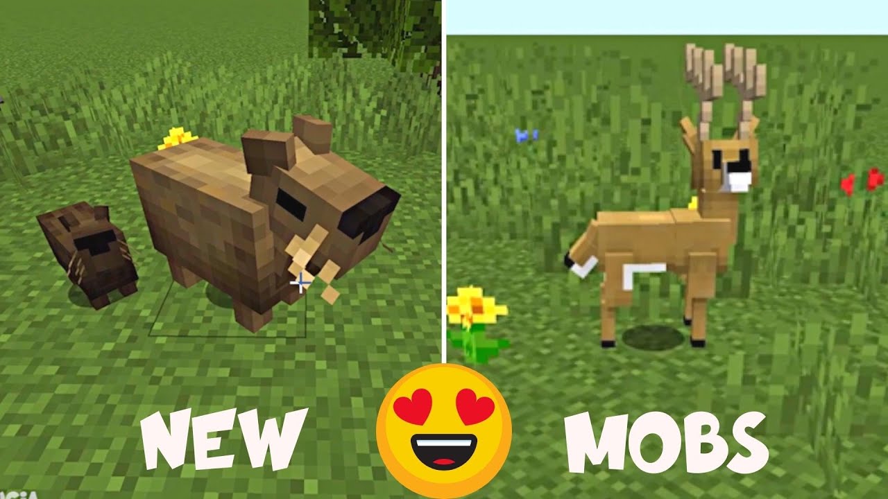 Minecraft NEW animals! 👀👀👀 - YouTube