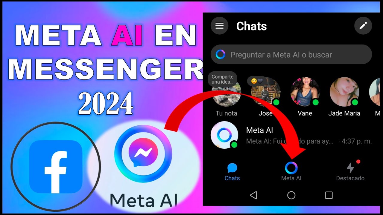 Como activar Meta AI en Messenger - Inteligencia artificial en Facebook ...