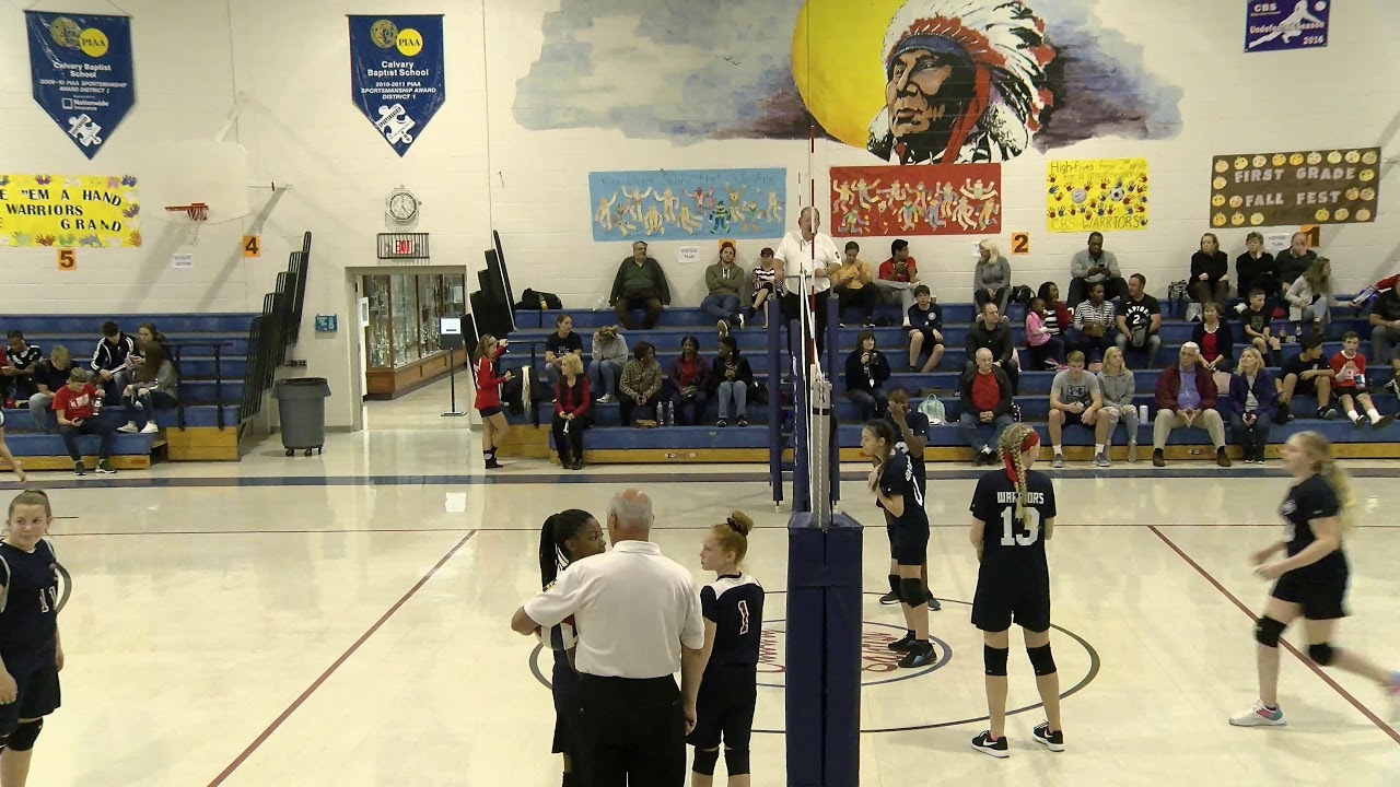 CBS Middle School Girls Volleyball Game on Oct. 11th 2019 - YouTube
