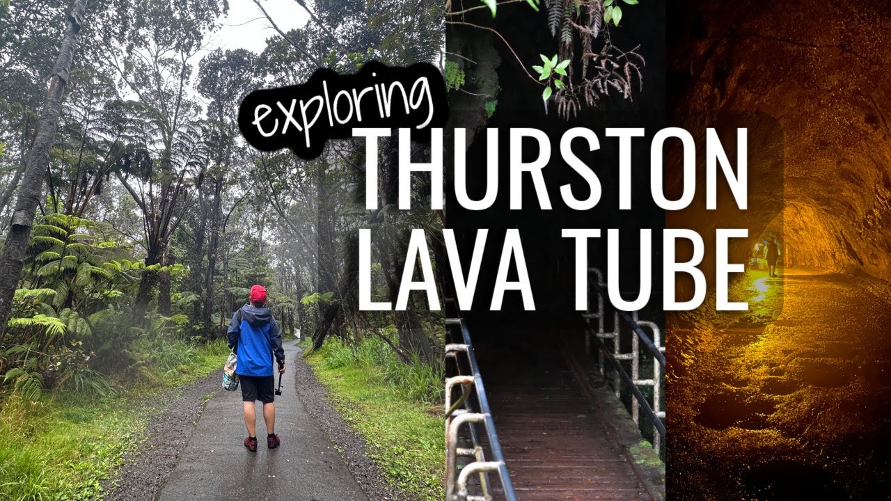 Walking through Nahuku Thurston Lava tube trail in Volcanoes NP | Big ...