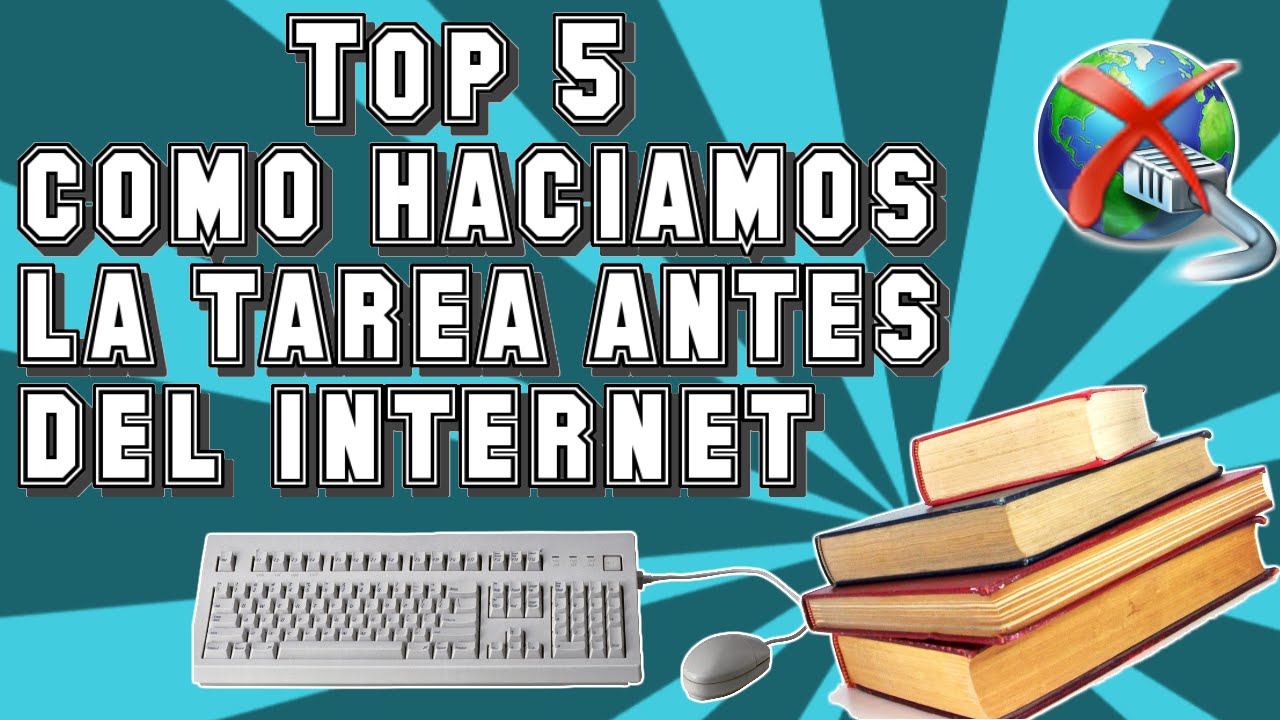 Así hacíamos la tarea antes del internet - YouTube