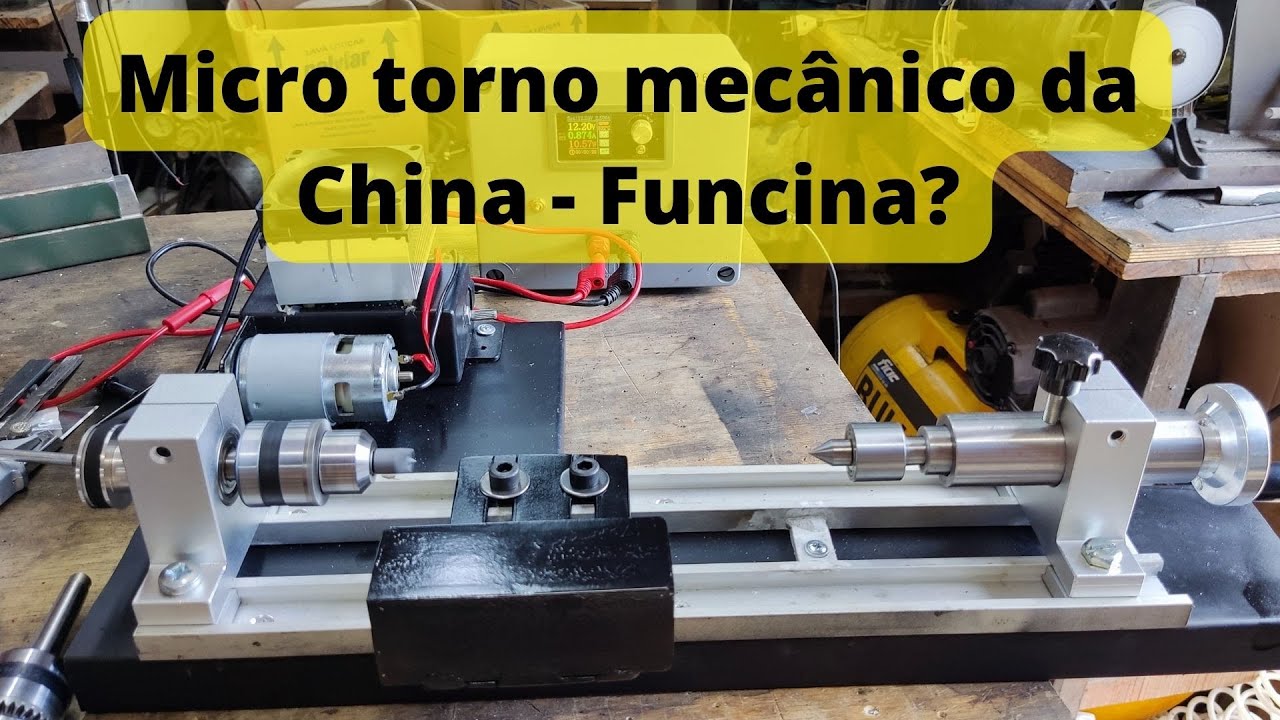 Micro torno mecânico parte 2 - montagem - EP193 - YouTube