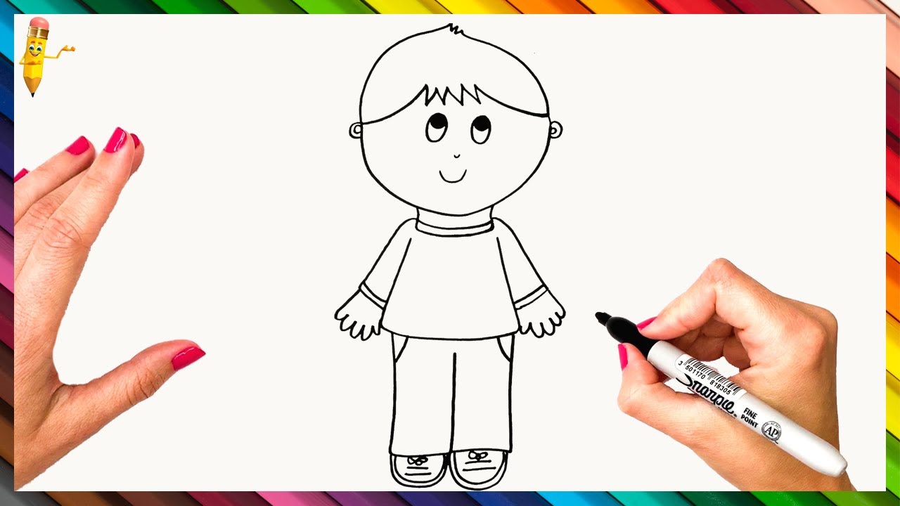 How To Draw A Boy Step By Step 👦 Boy Drawing Easy - YouTube