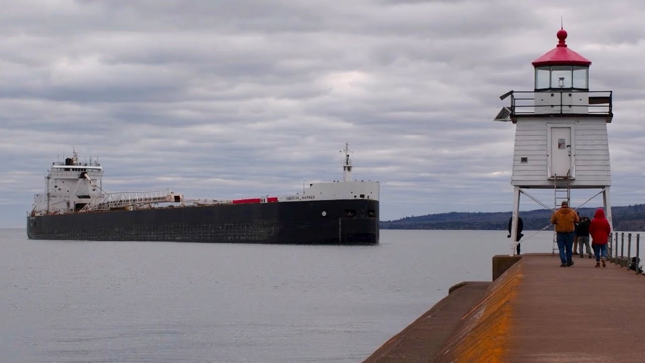 American Mariner - Walking the Dog in Two Harbors - YouTube