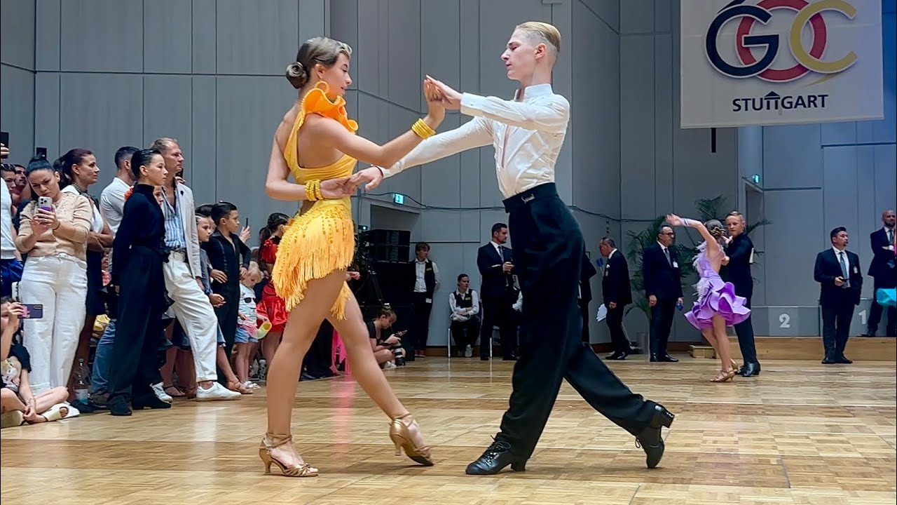 Mircea Andrei Dumitru & Alexandra Vasile (ROU) Junior 1 Latin [Rumba ...