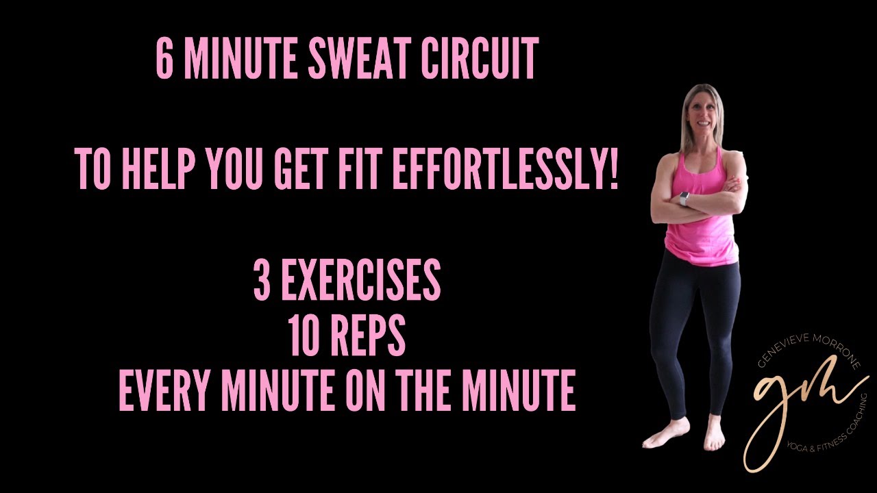 6 Minute Sweat Circuit to Help You Get Fit Effortlessly! - YouTube