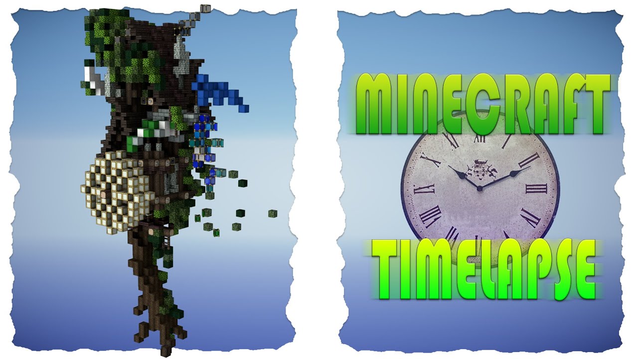 Minecraft Timelapse - Steampunk Tree House - YouTube