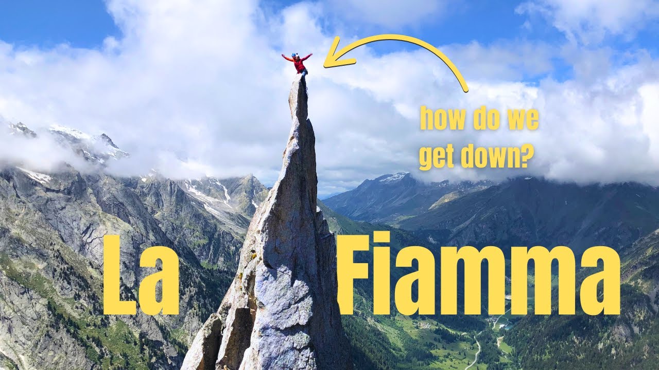 We Climbed Switzerland's Most SPECTACULAR Rock: La Fiamma (The Flame ...