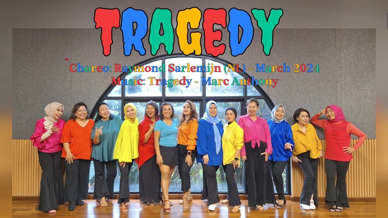TRAGEDY - line dance (Raymond Sarlemijn (NL)) - YouTube