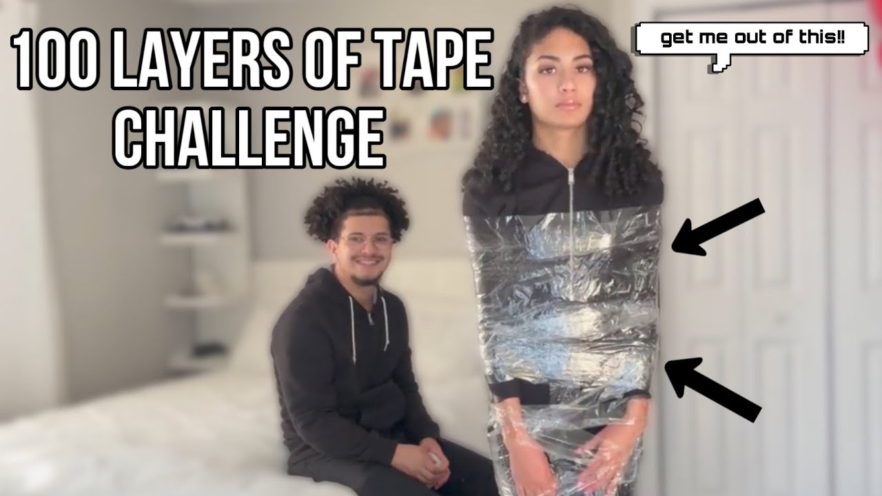100 layer TAPE challenge *GONE WRONG* - YouTube