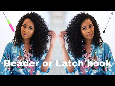 CROCHET BRAIDS | BEADER VS LATCH HOOK | FREETRESS MIRACLE CURL