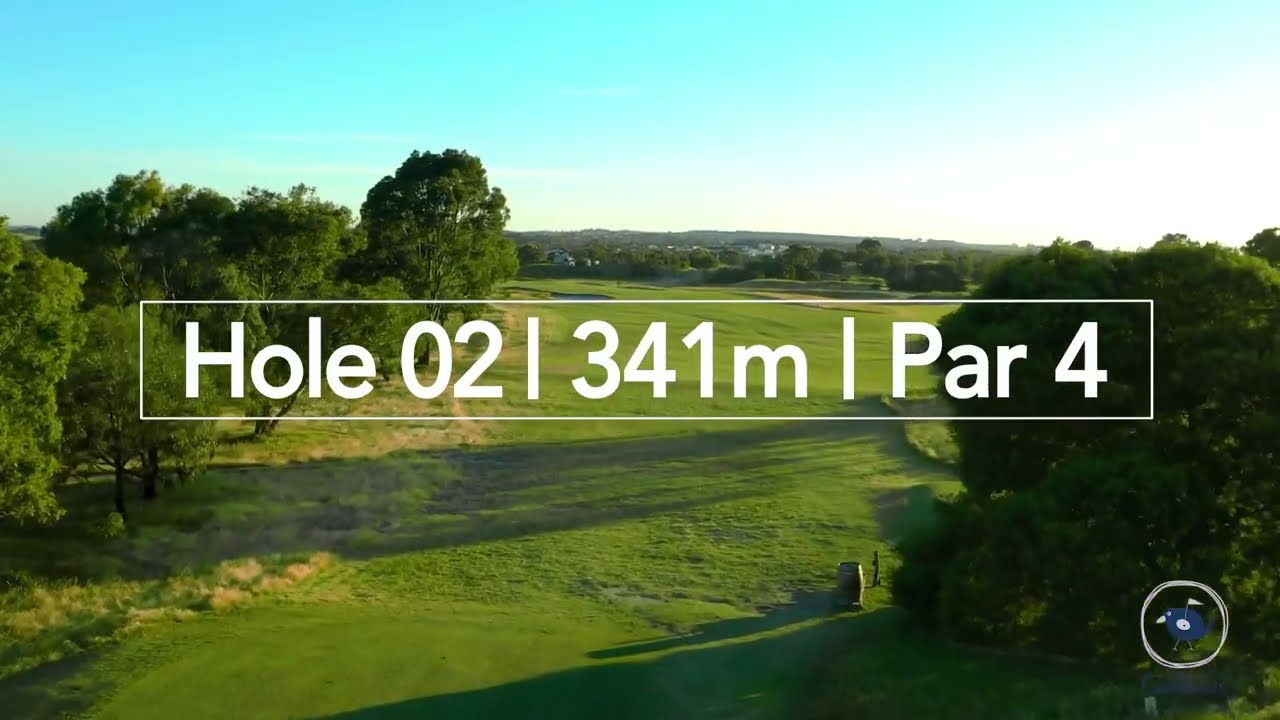 Curlewis Golf Club - Hole 2 - YouTube