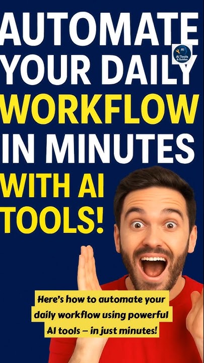 Automate Your Daily Workflow in Minutes with AI Tools! - YouTube