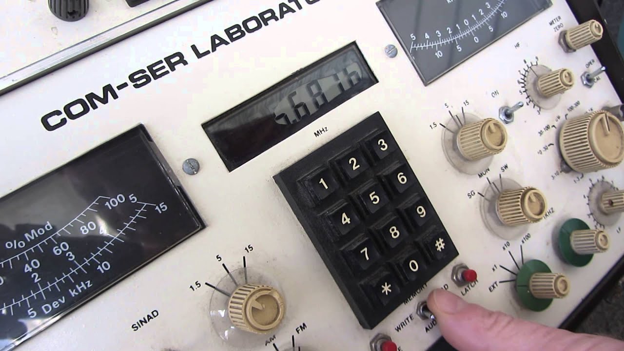 Radio Service Monitor Radio Test Equipment Com-Ser Laboratories BR-1001 ...