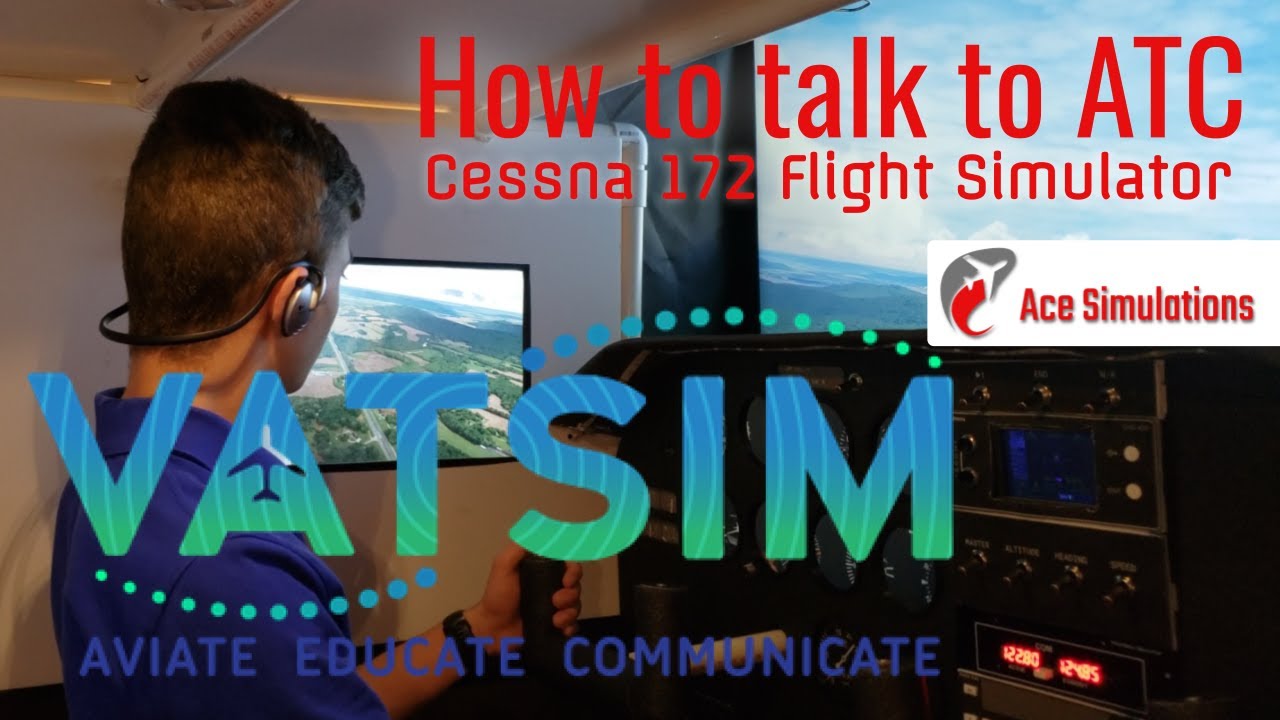 Basic VATSIM Lesson - Mastering VFR Communication in a Custom Cessna ...