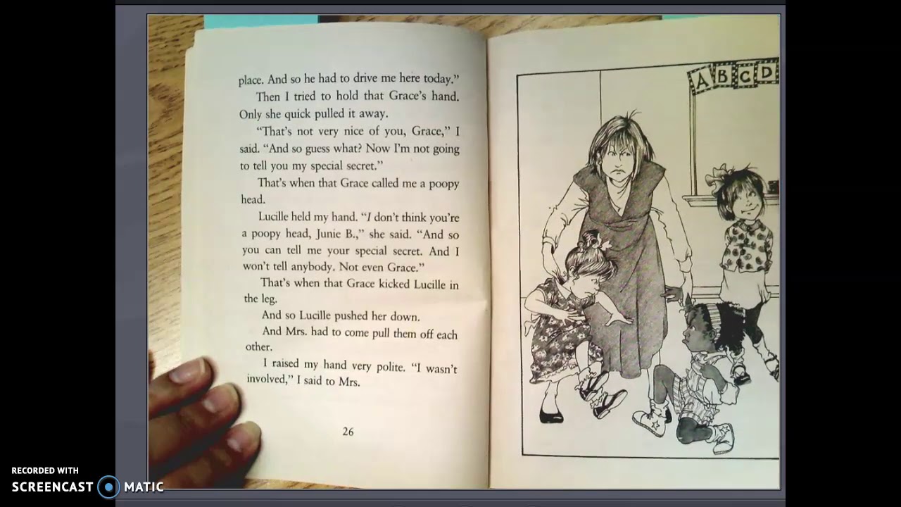 Junie B. Jones and a Little Monkey Business Ch 4 - YouTube
