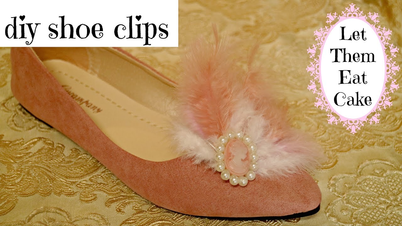 diy shoe clips - YouTube