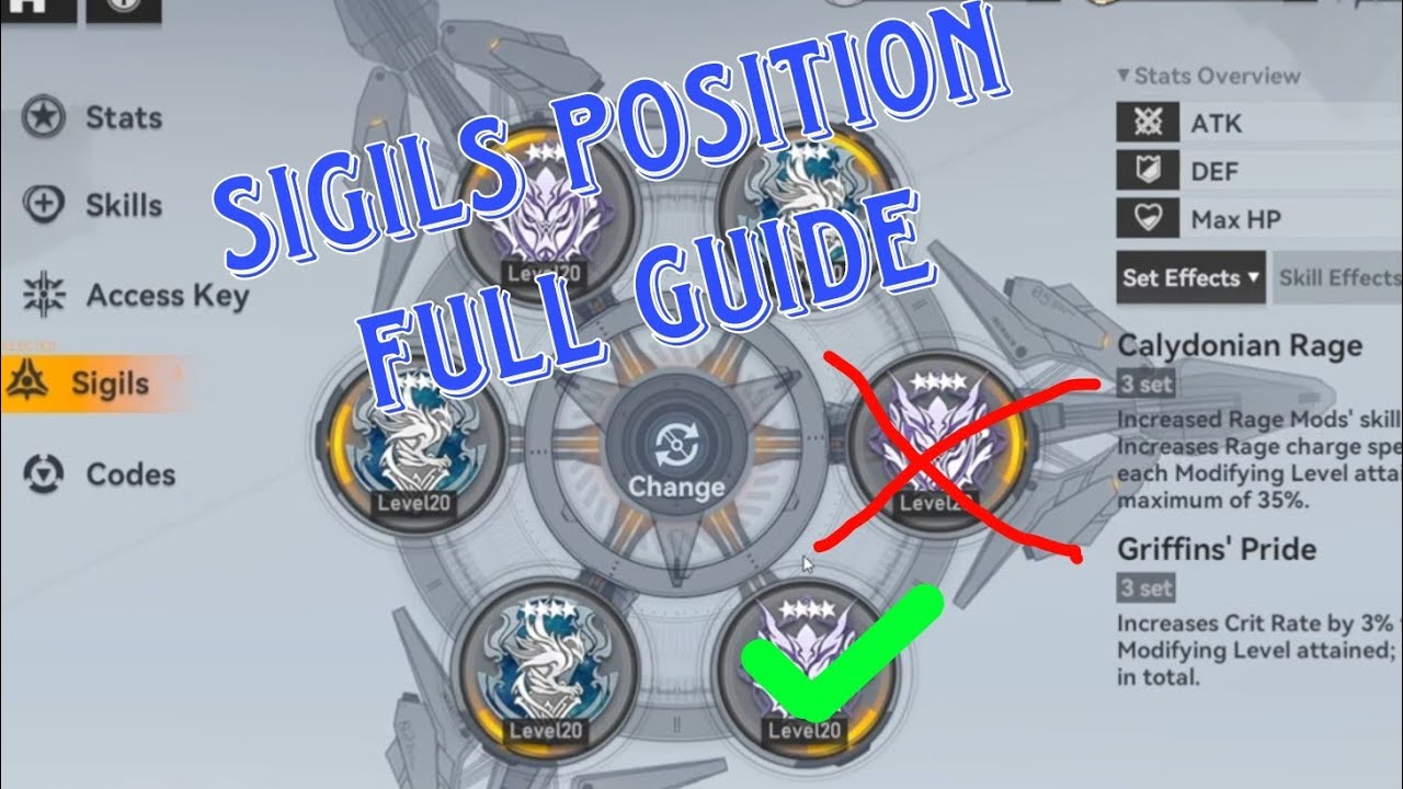 Aether Gazer - Sigils position FULL GUIDE - YouTube
