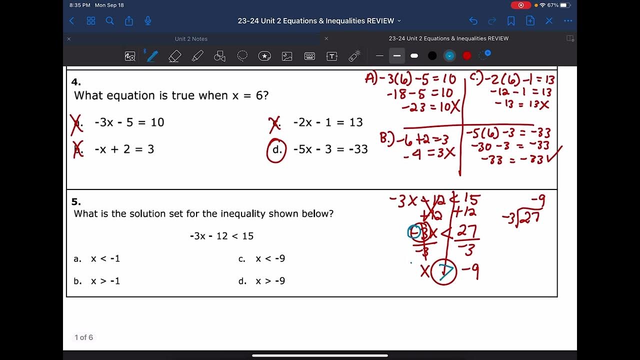 Unit 2 test review - YouTube