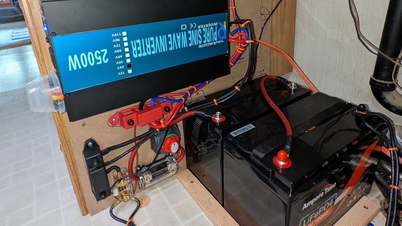 24v 100ah Lithium Solar RV Setup! - YouTube