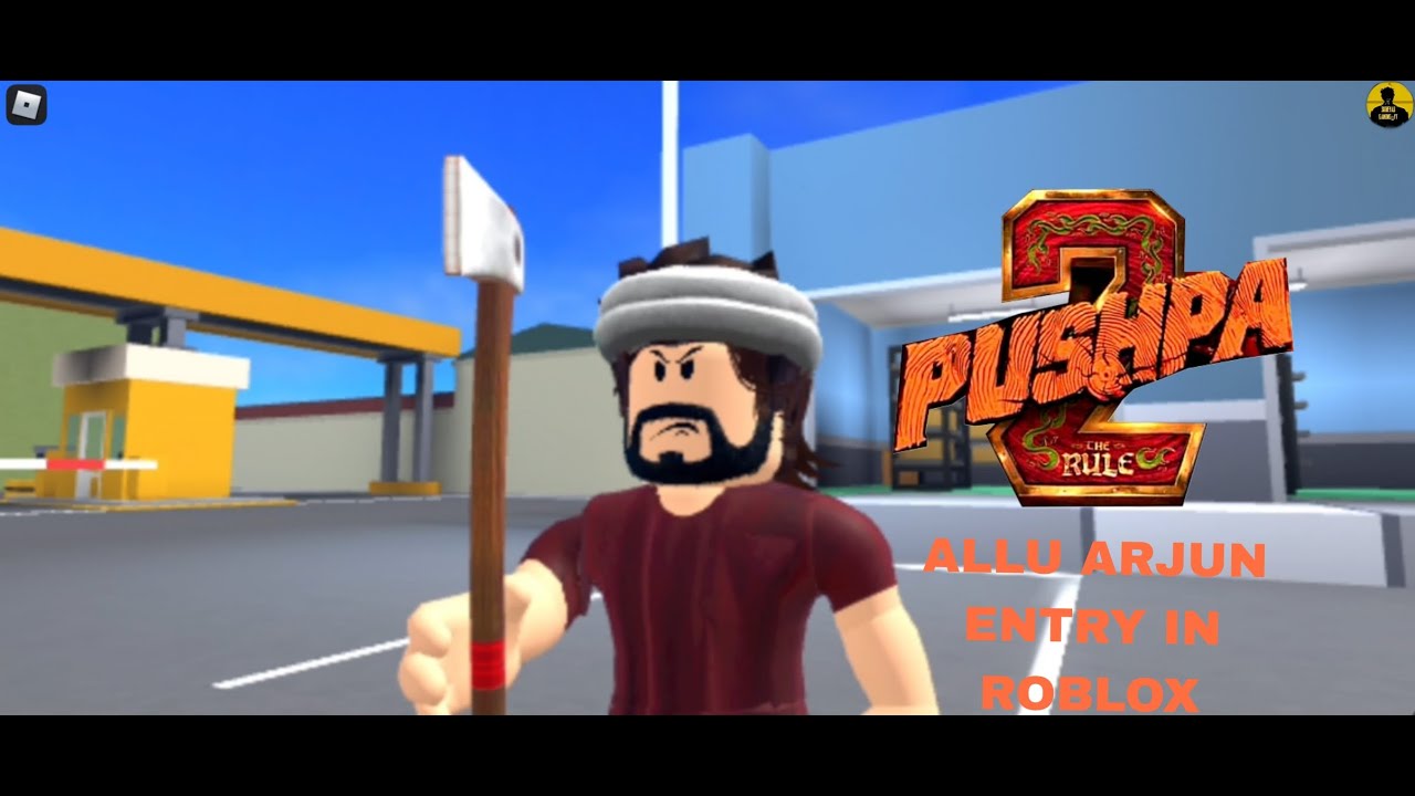 Pushpa 2 : The rule Allu Arjun entry roblox version - YouTube