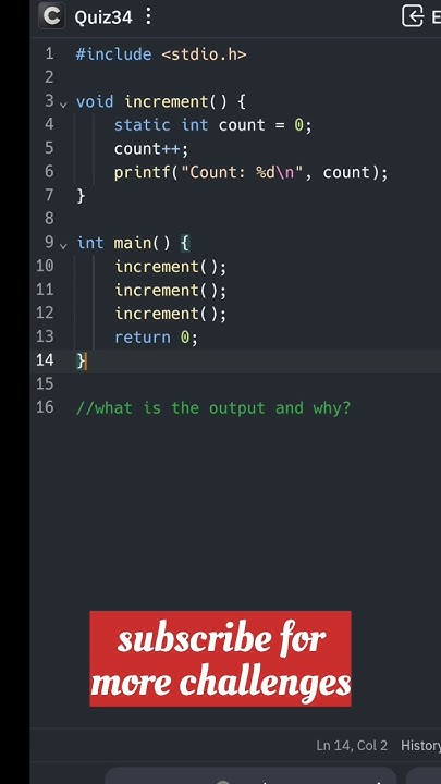 C Programming Interview Questions Learn C Language Cprogramming Clanguage Shorts Ytshorts