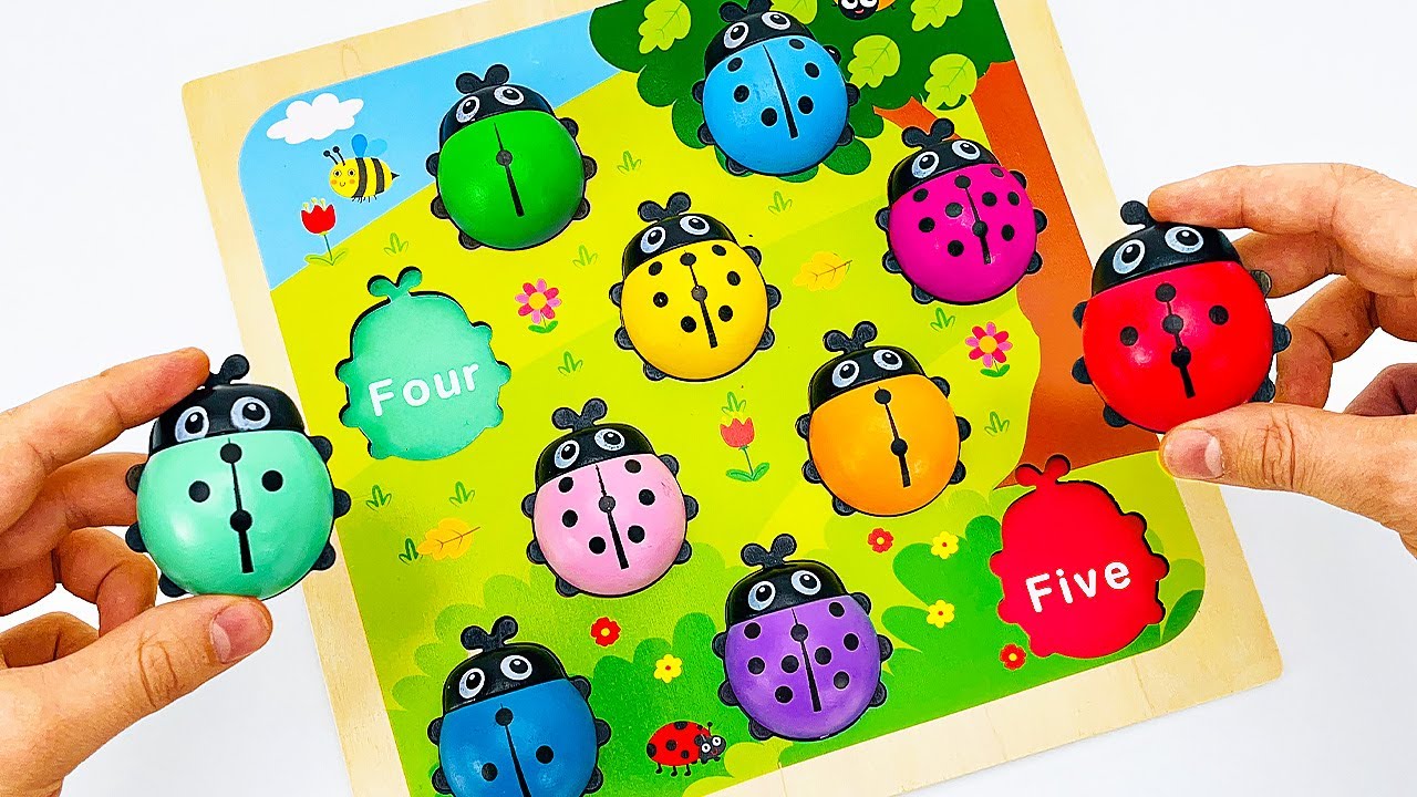 Colors, Numbers & Count Miraculous Ladybugs | Count 1 to 10 | Preschool ...