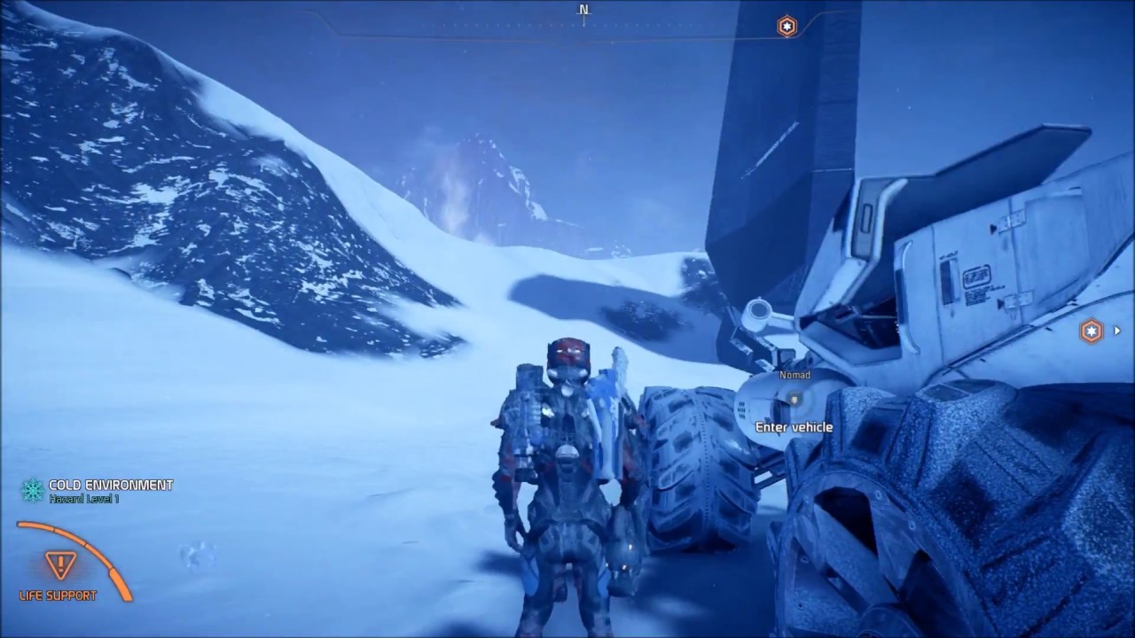 Mass Effect Andromeda Get to Entrance of Voeld Vault - YouTube