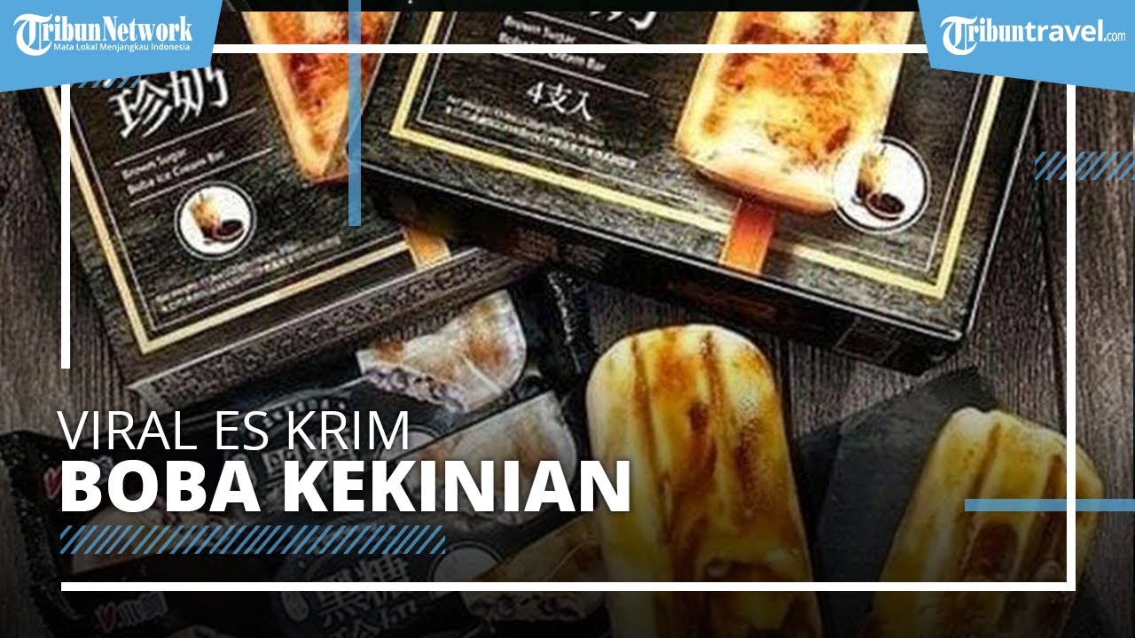 Brown Sugar Boba Ice Cream Bars, Es Krim Kekinian yang Viral di Medsos ...
