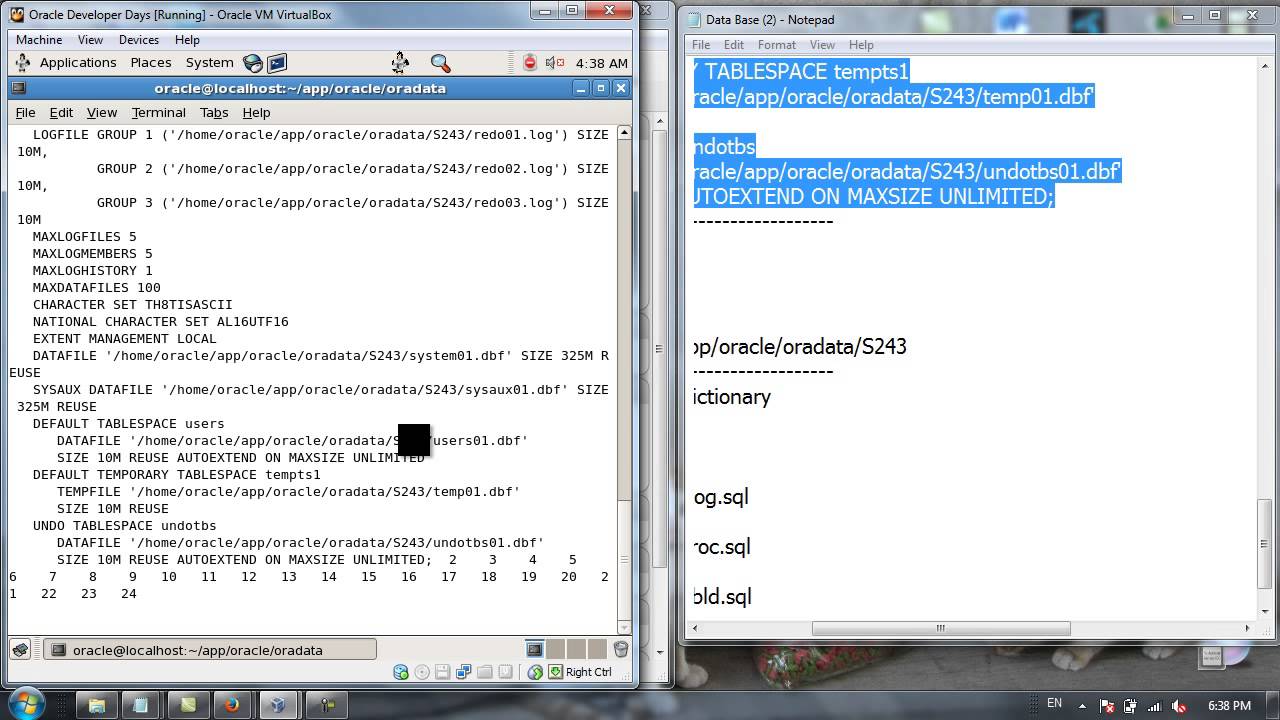 Advance Database Oracle SID S243 - YouTube