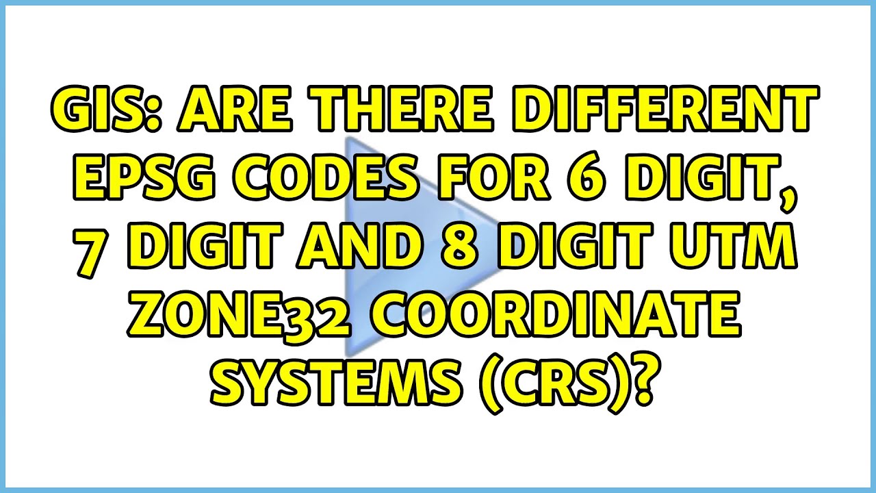 Are There Different EPSG Codes For 6 Digit 7 Digit And 8 Digit UTM Are There Different EPSG Codes For 6 Digit 7 Digit And 8 Digit UTM