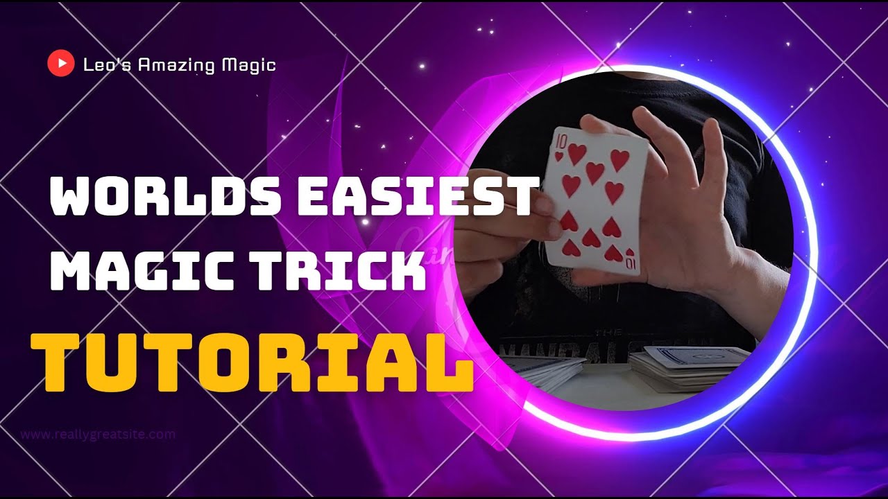 Tutorial - The Worlds Easiest Magic Trick Ever - YouTube