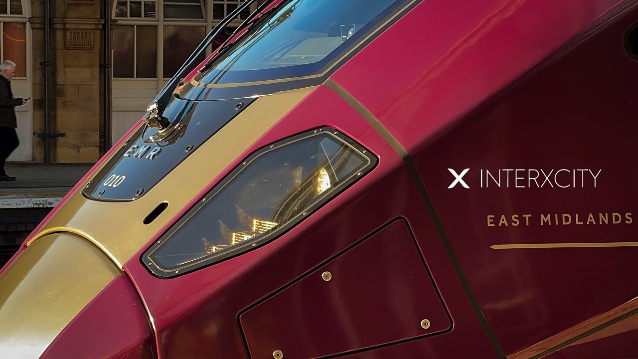 EMR | Class 810 Aurora first day of service! London - Sheffield - YouTube