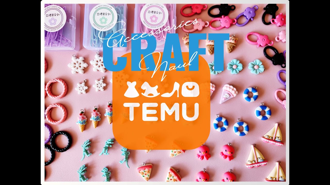 Temu Craft Accessories Haul - Lobster clasps, Pendants, Paperclips ...