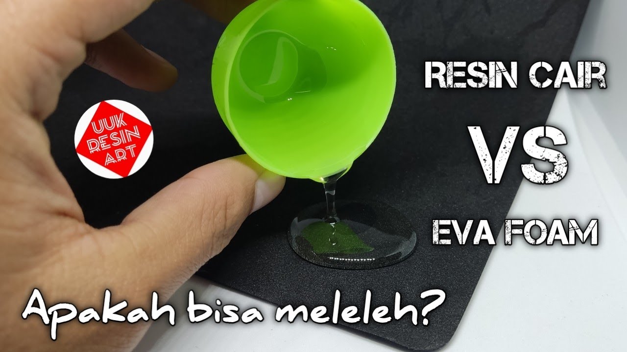 Mencoba Menuangkan Cairan Resin Dalam Eva Foam, Apa yang akan terjadi ...