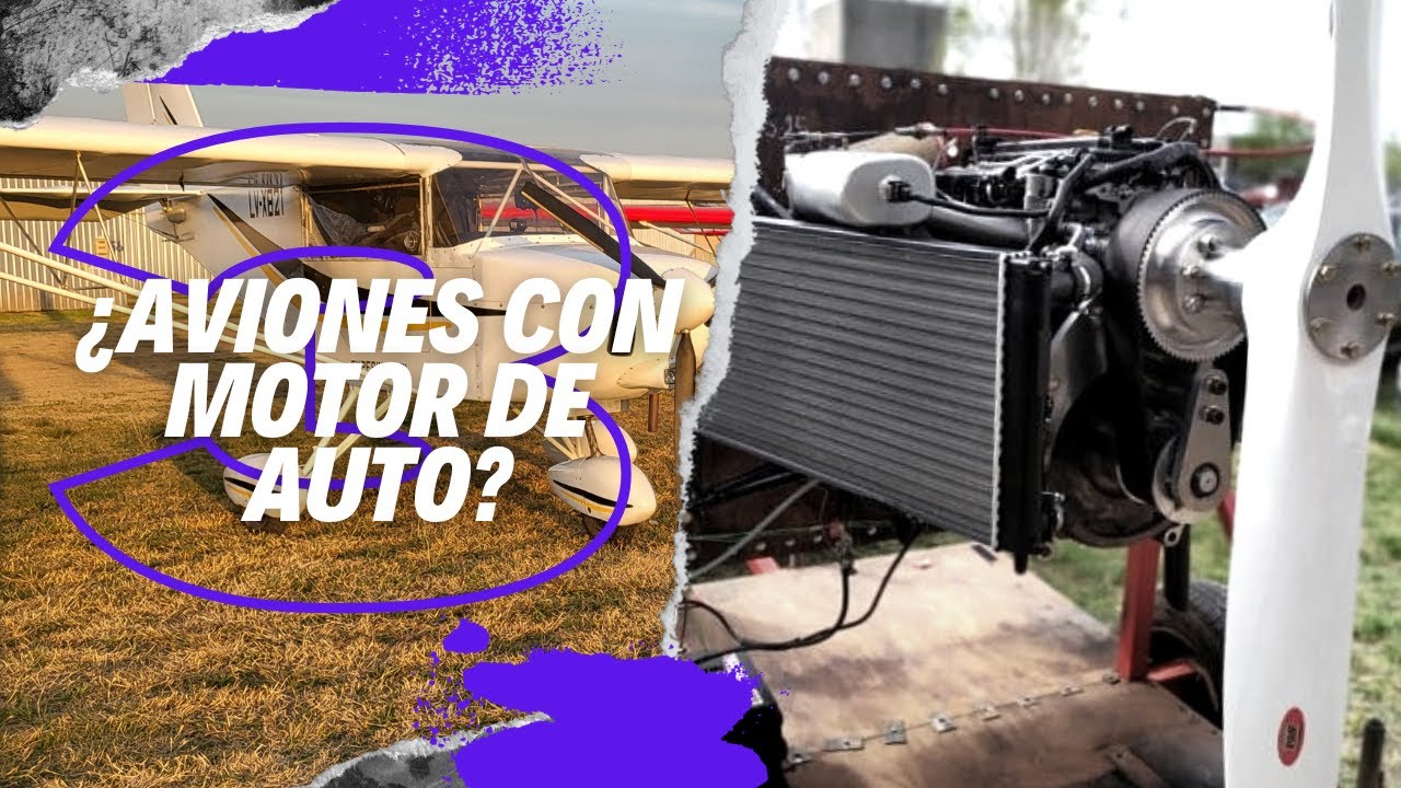 ¿AVIONES CON MOTOR DE AUTO? - YouTube