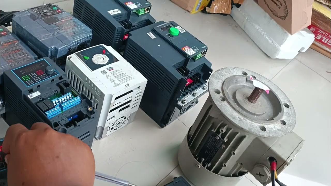 LS G100 LSLV0008G100-4EONN 1HP 0.8Kw 380V tokopedia - sunplc - YouTube