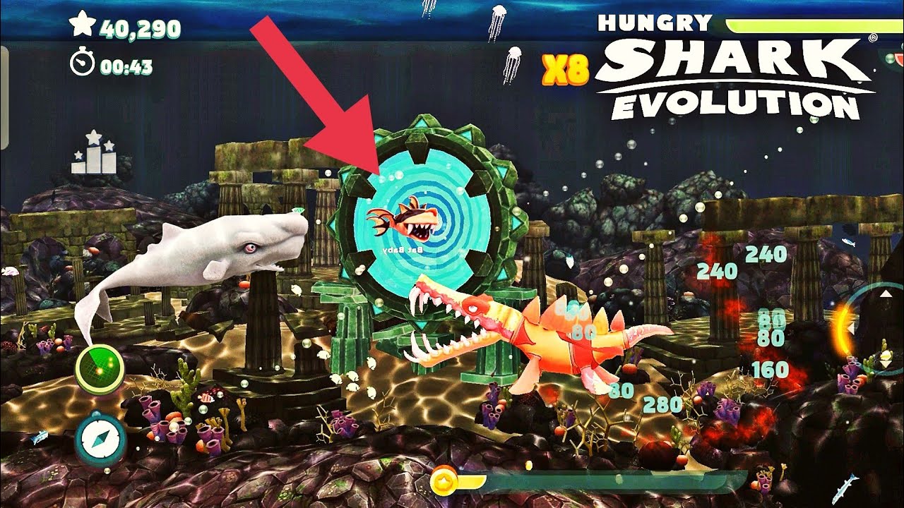 Hungry Shark Evolution - Bigger Monster Moby Dick Shark Leo Mod ! All ...