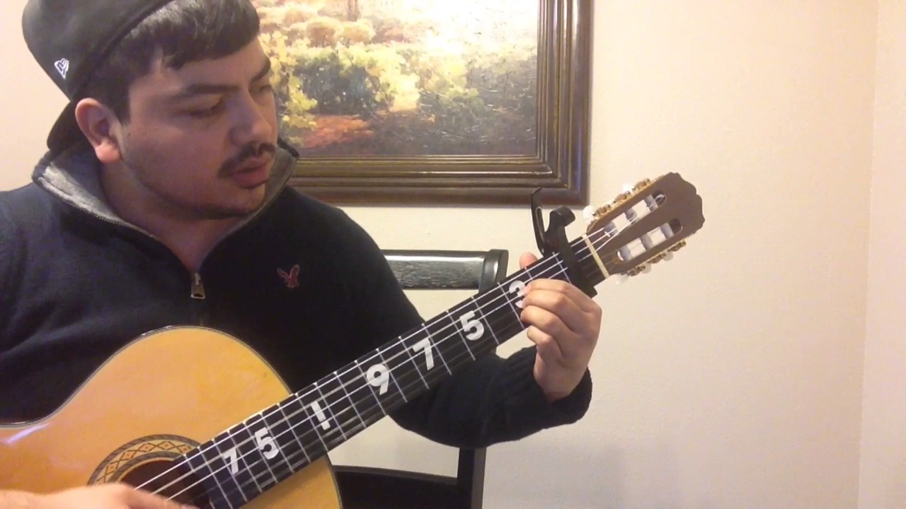 Como tocar El Ausente guitarra (Requinto) est. Antonio Aguilar - YouTube