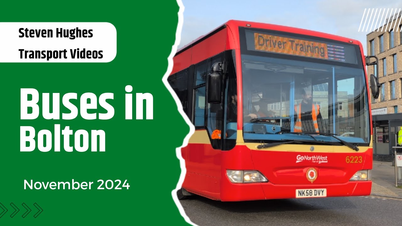 Buses in Bolton | Bus Spotting | November 2024 - YouTube
