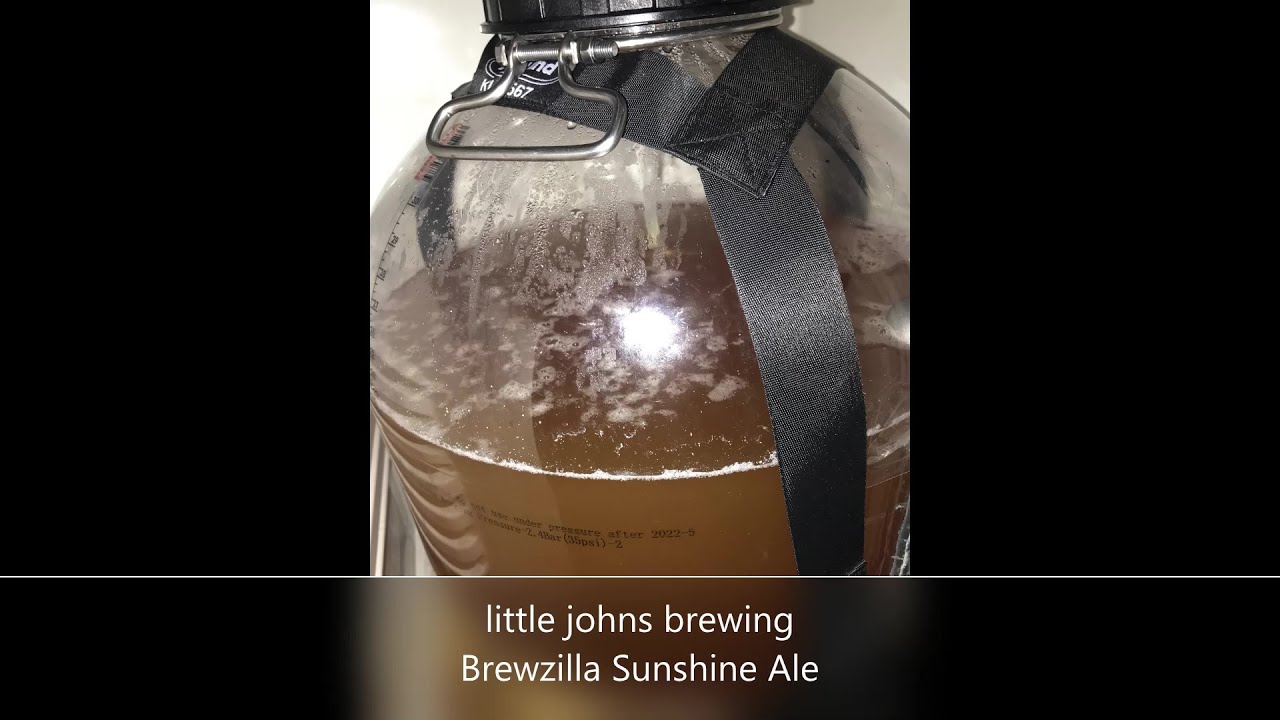 Brewzilla brew day Sunshine Ale - YouTube