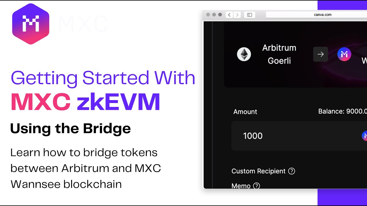Getting Started with MXC zkEVM - Using MXC Wannsee Bridge - YouTube