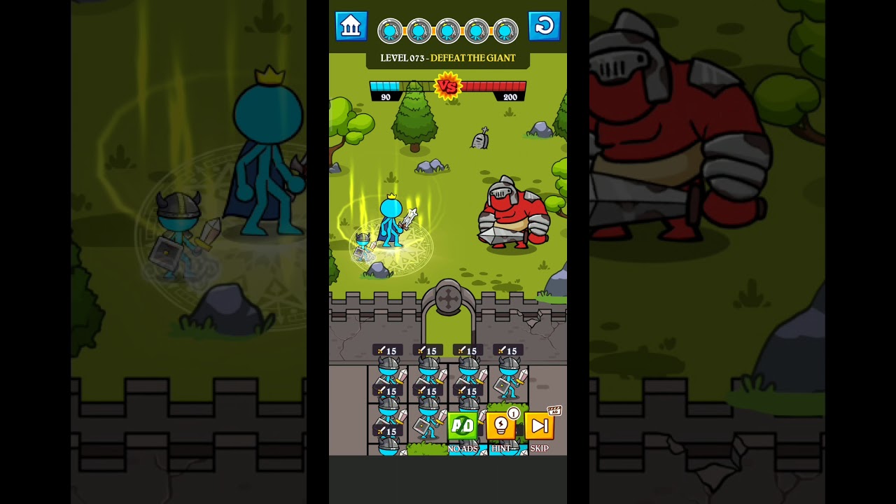 Stick Clash Level 73 Walkthrough - YouTube