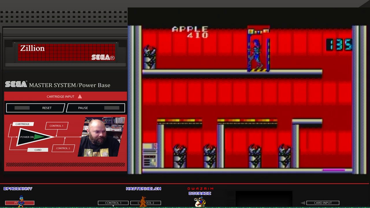 Zillion Sega Master System. Code, Boss, and escape. First, play through ...