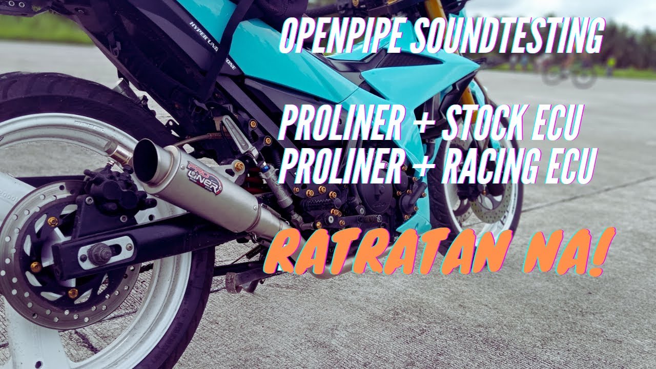 SUZUKI RAIDER 150 Fi|PROLINER OPEN PIPE|STOCK ECU|RACING ECU TESTING ...