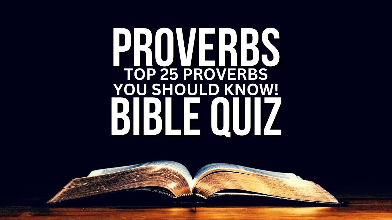 THE TOP 25 BIBLICAL PROVERBS EVERY CHRISTIAN SHOULD KNOW: 31 ...