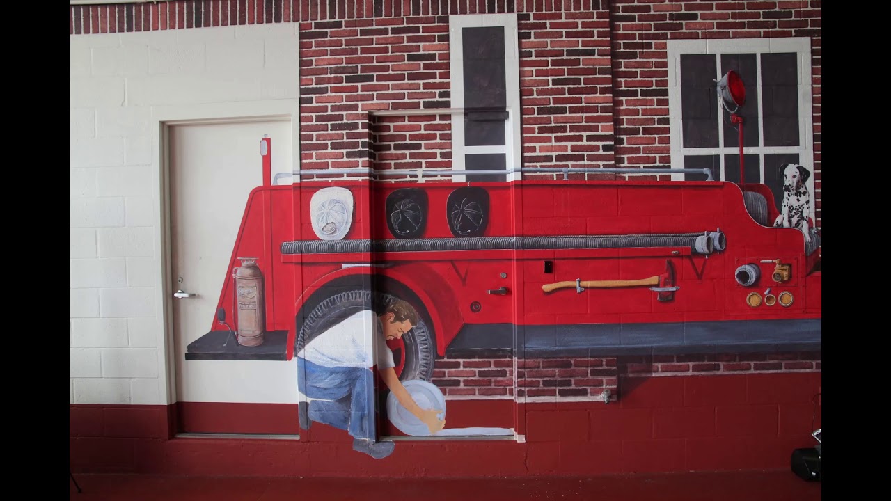2017 "Our First Firehouse" Mural - 'Just One More Brick' - YouTube