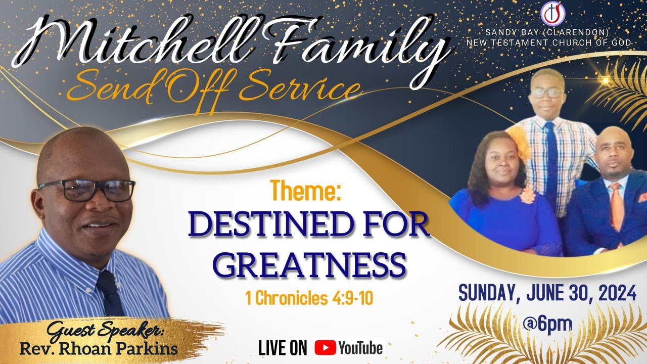 June 30, 2024 - Mitchell Family Send Off Service - YouTube